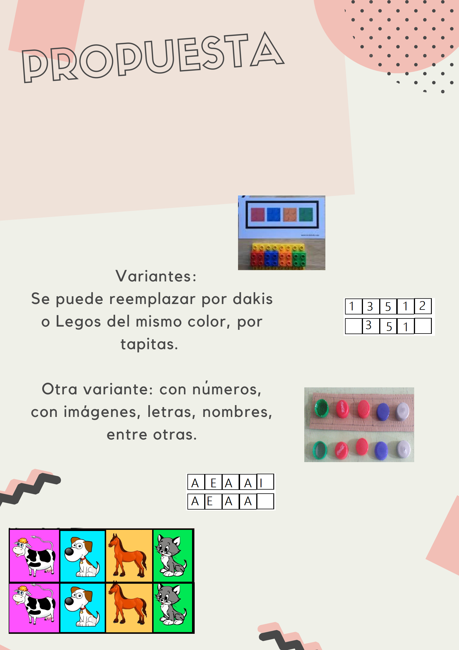 nivel inicial: patrones visuales – IMA ALMAGRO